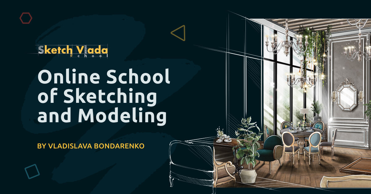 Sketch Vlada - Online school of sketching and modeling by Vlada Bondarenko
